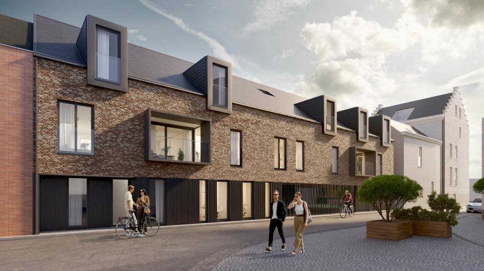 BEO-veld voor nieuwbouwproject De Dry Croonen in Zoutleeuw